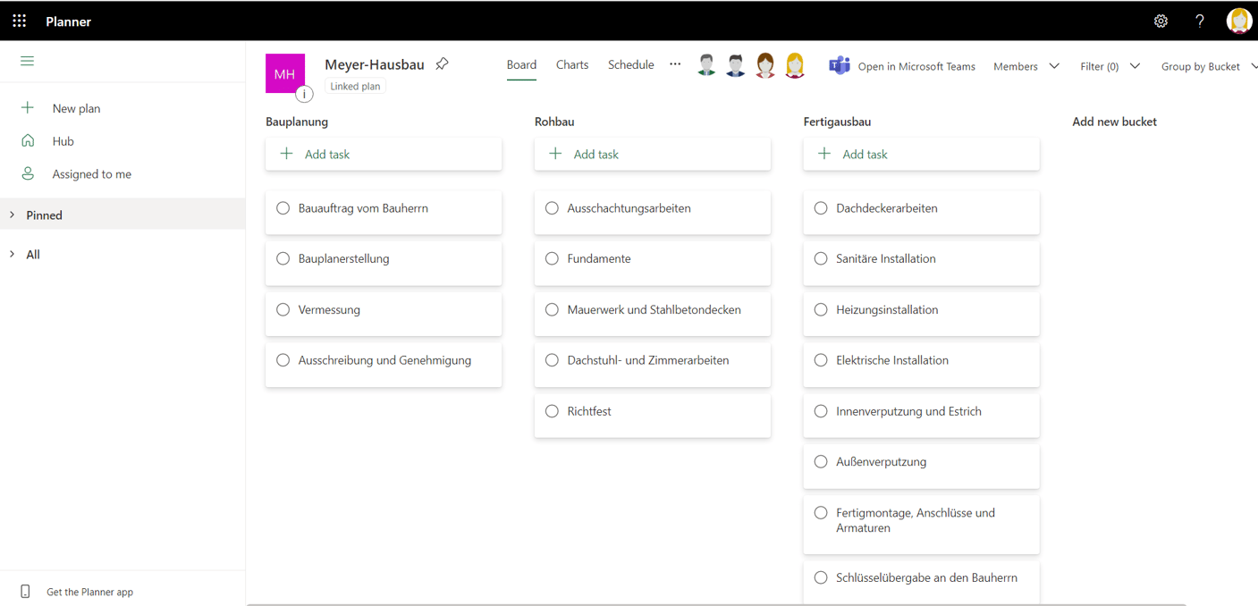 Microsoft Planner (Aufgaben in Microsoft Teams)