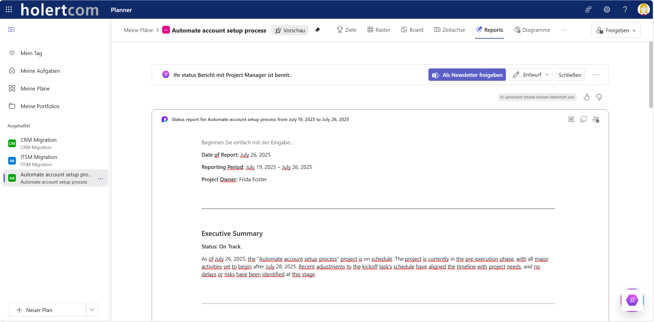 Microsoft Planner Premium Pläne